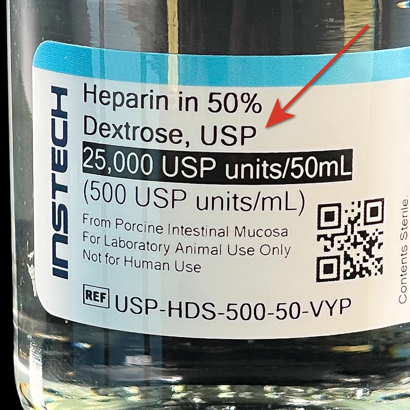 Pharmaceutical-grade Sterile Solutions for Mice and Rats